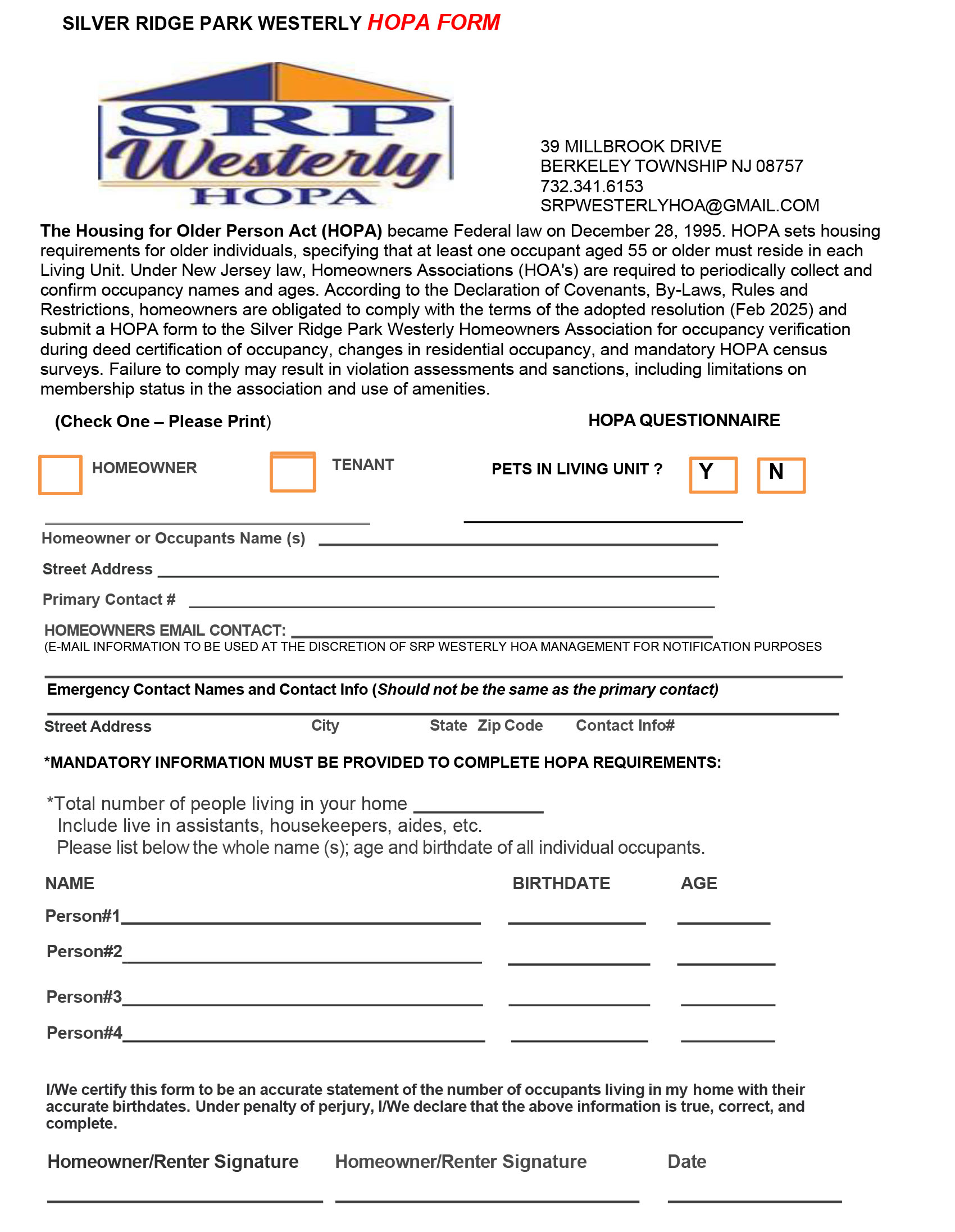 Silver Ridge Park Westerly in Toms River, NJ is a great place to retire.